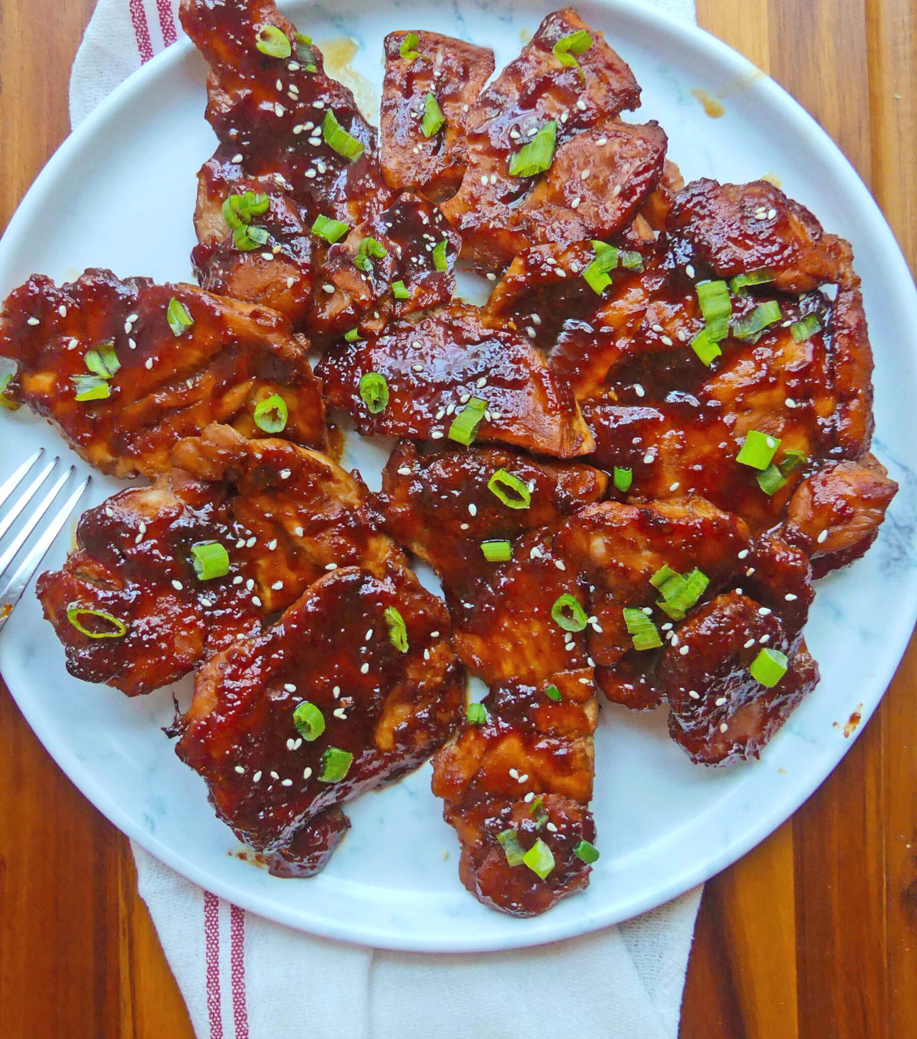 Simple and Amazing Baked Char Siu Chicken - Kid Tested Recipes