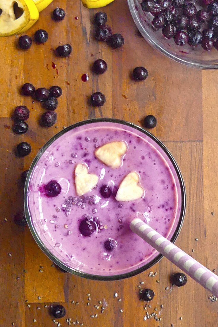 Great Tasting Blueberry Banana Smoothie - Kid Tested Recipes