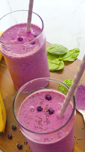 Great Tasting Blueberry Banana Smoothie - Kid Tested Recipes