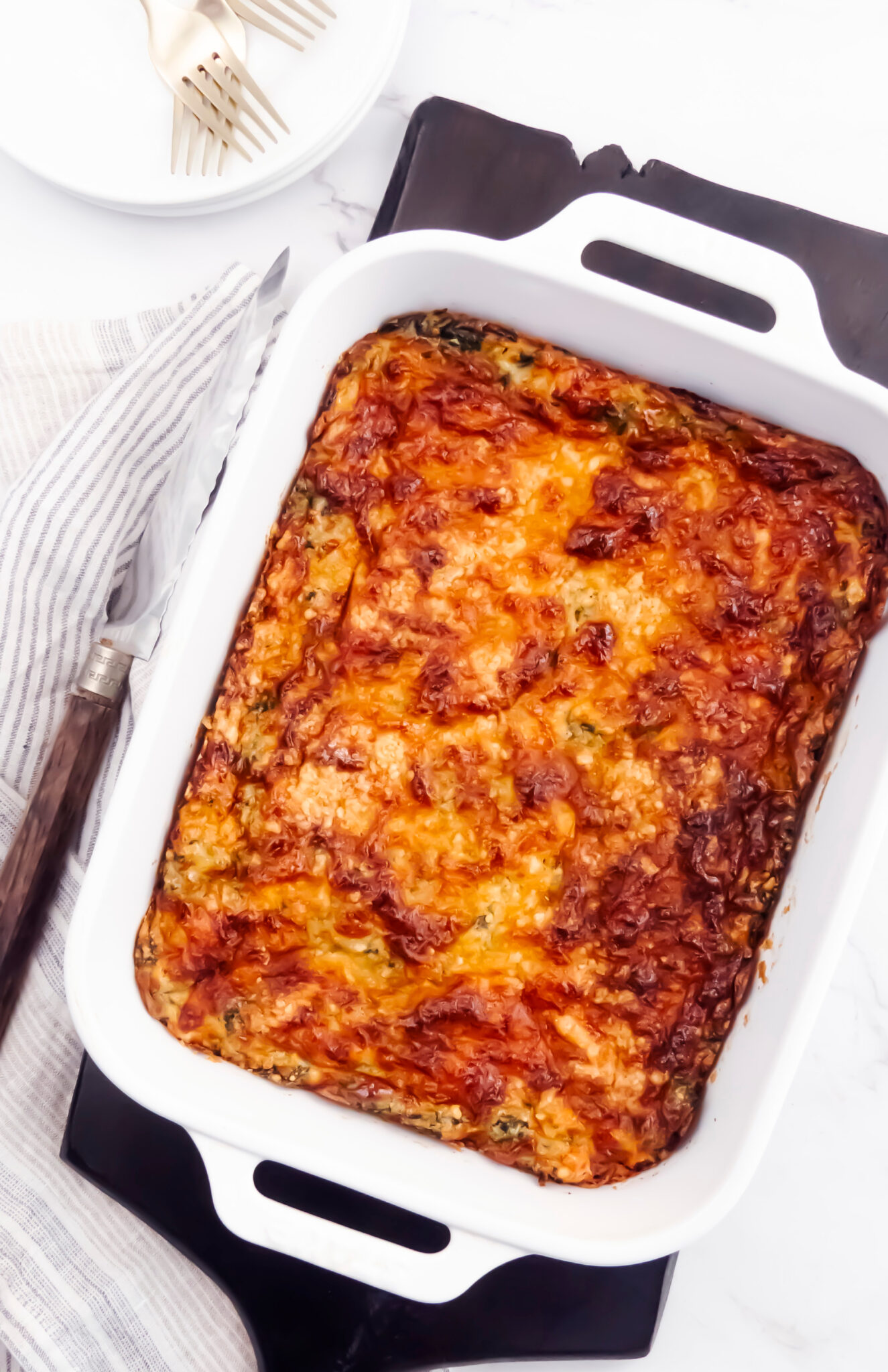 The Best Cheesy Spinach Squares - Kid Tested Recipes