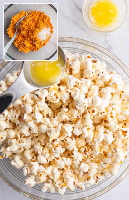 Easy Cheddar Cheese Popcorn - Kid Tested Recipes