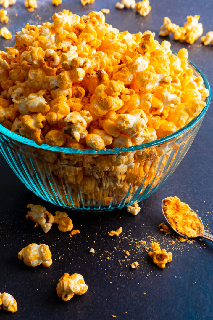 Easy Cheddar Cheese Popcorn - Kid Tested Recipes