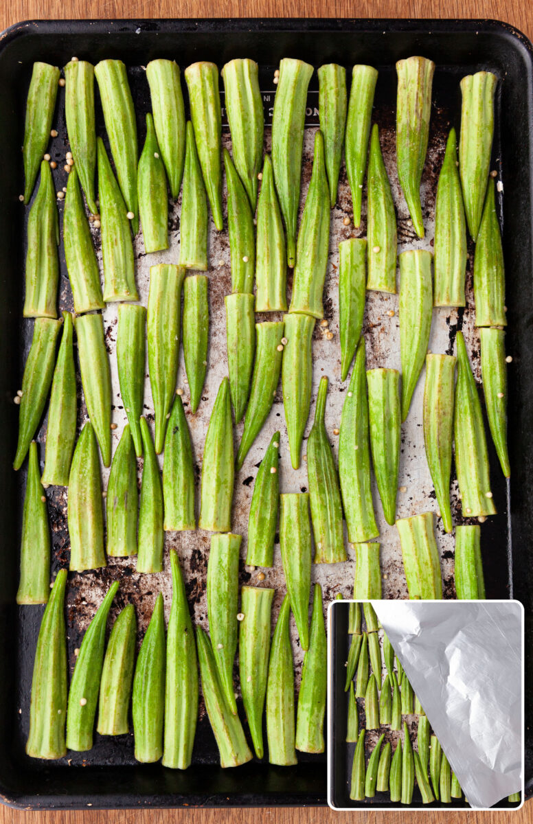 Quick and Easy Roasted Okra - Kid Tested Recipes